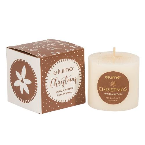 Vanilla Nutmeg Pillar Candle 3x3 – The Fragrance Room