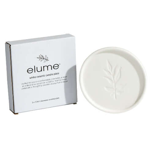 Round Ceramic Pillar Plate - 2 Pack – The Fragrance Room